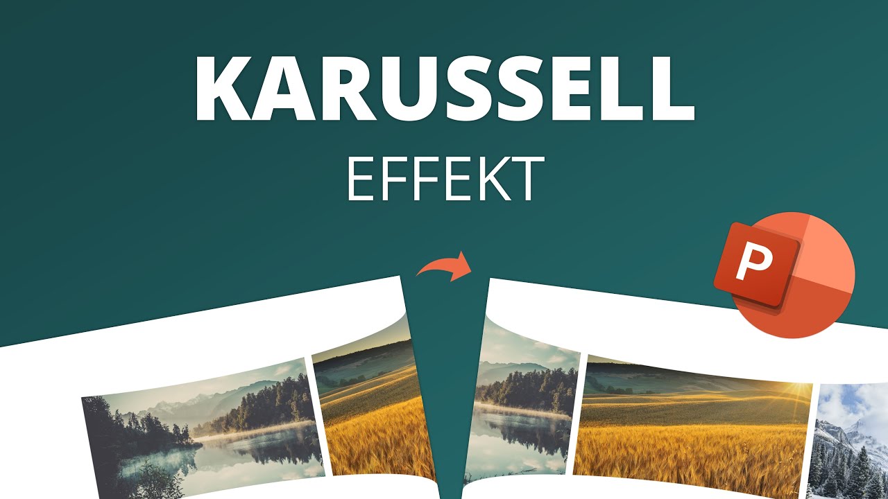 SO erstellst du einen KARUSSELL-EFFEKT in PowerPoint! @lourrutiappt ...