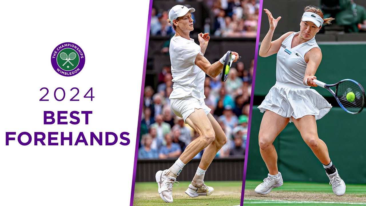 The BEST Forehands from Wimbledon 2024 🔥 - YouTube