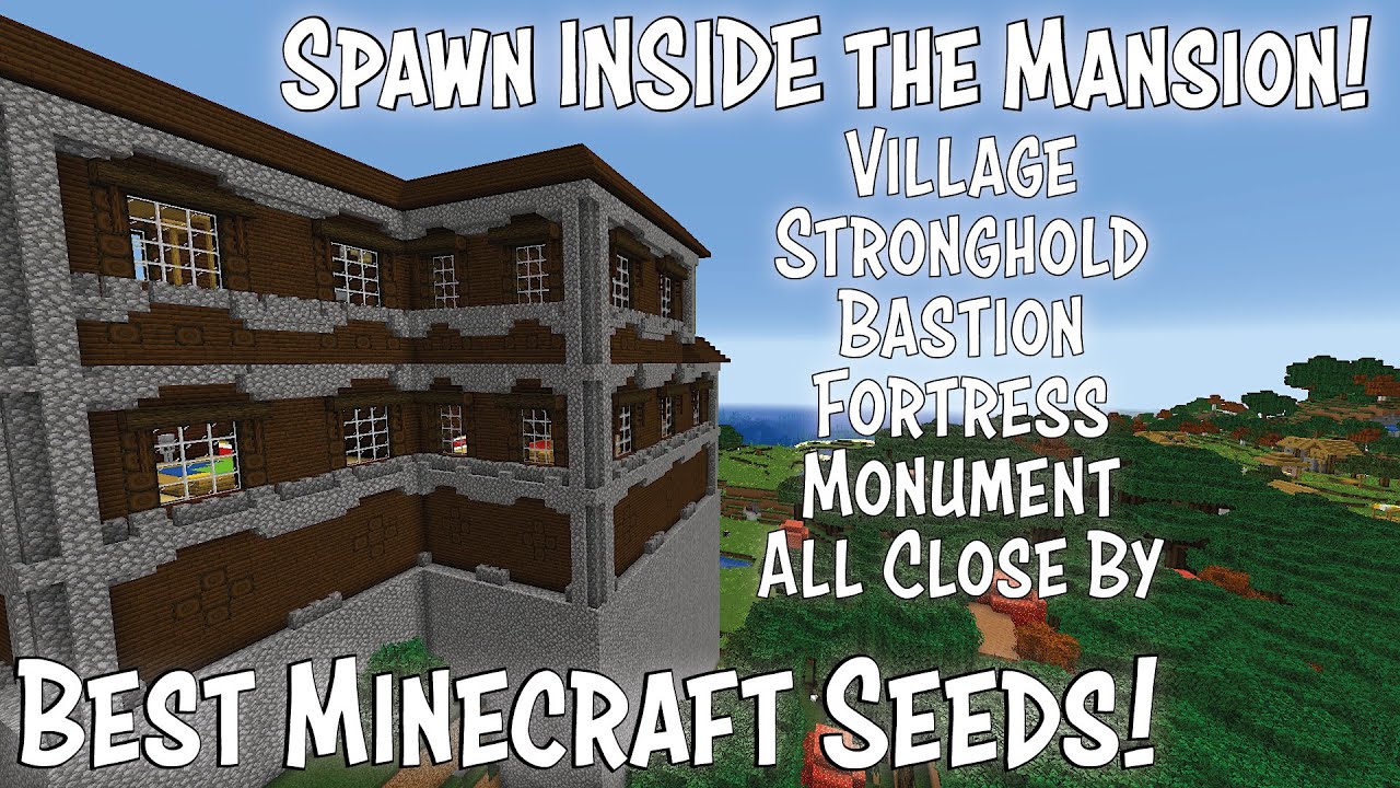 Best Minecraft 1.17 Seed | Spawn INSIDE the Mansion plus MUCH MORE ...