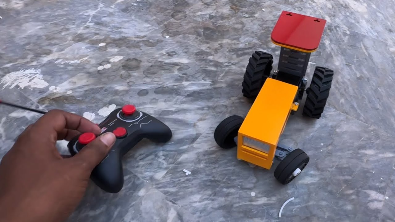 Diy tractor mini Bulldozer to making concrete road | Construction ...