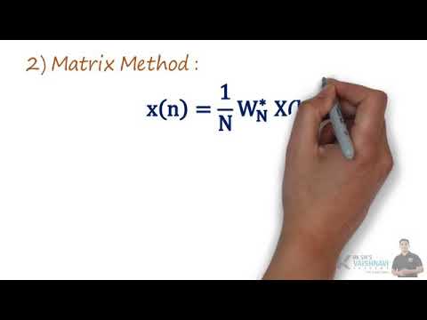 Important Formula for Calculation of Inverse Discrete Fourier Transform ...
