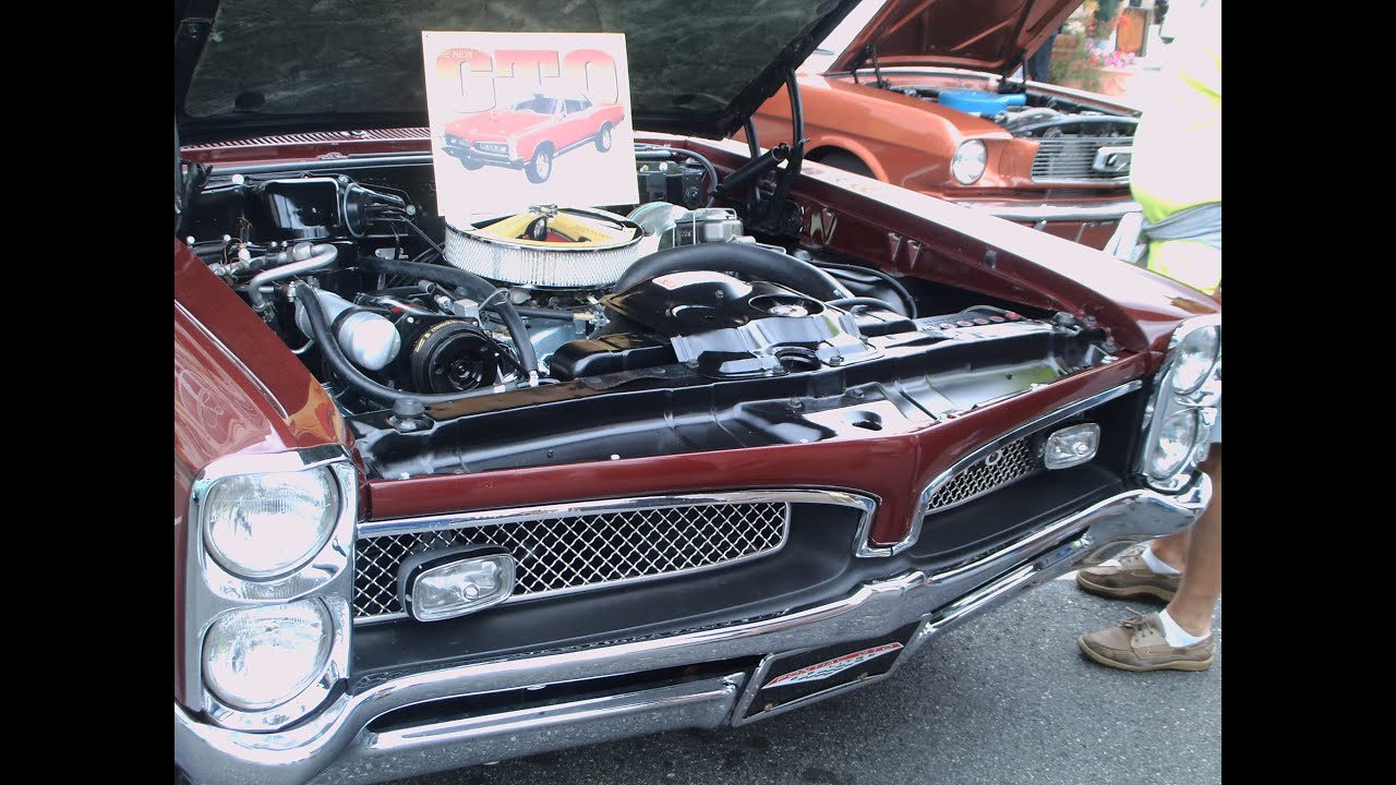 1967 Pontiac GTO Hardtop Maroon TheVillages031916 - YouTube