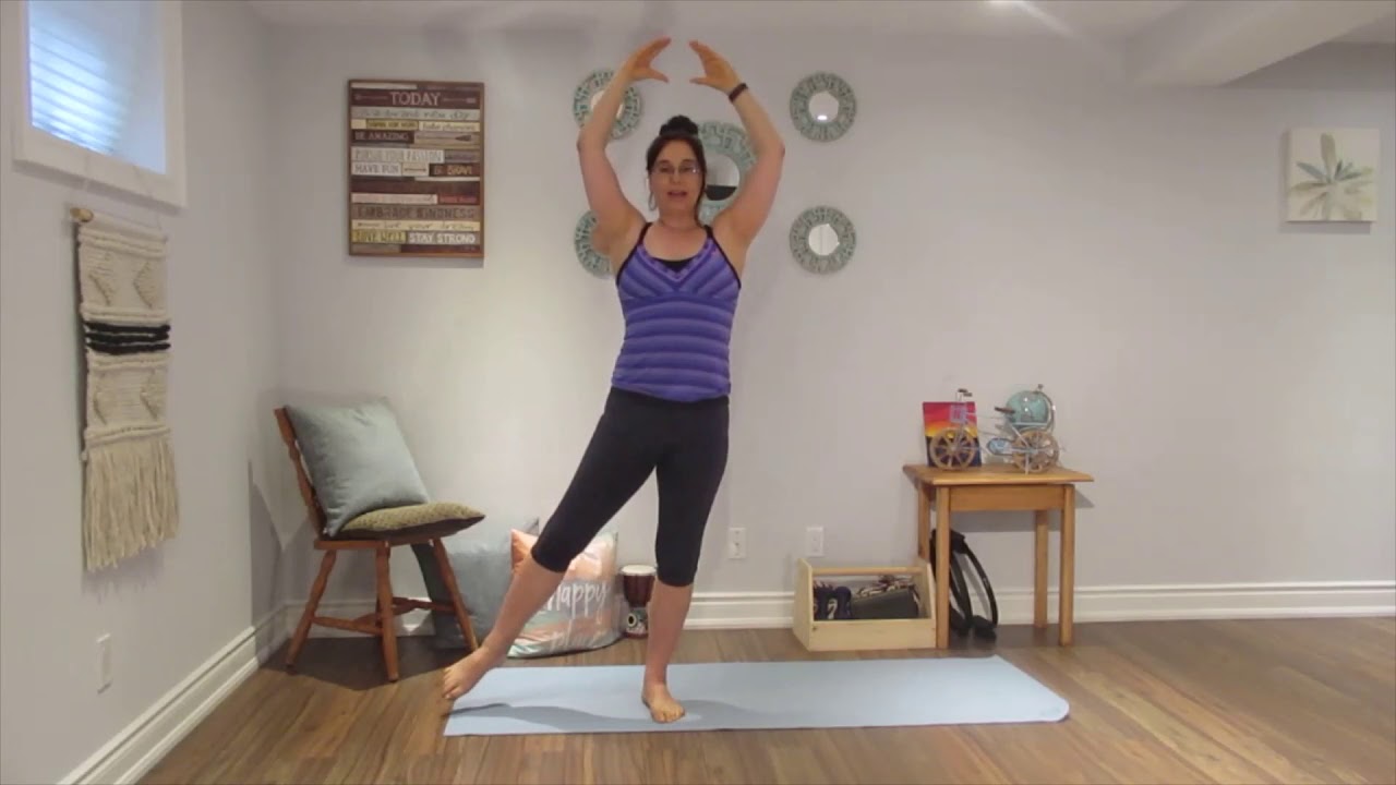 Full Body Standing Pilates, Barre and Mat Pilates Flow Workout - YouTube