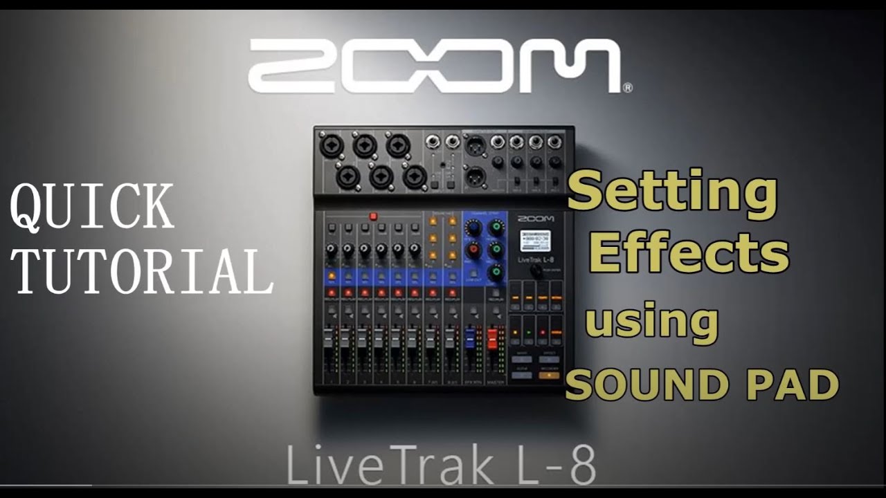 Setting Effect Using Sound Pad - YouTube