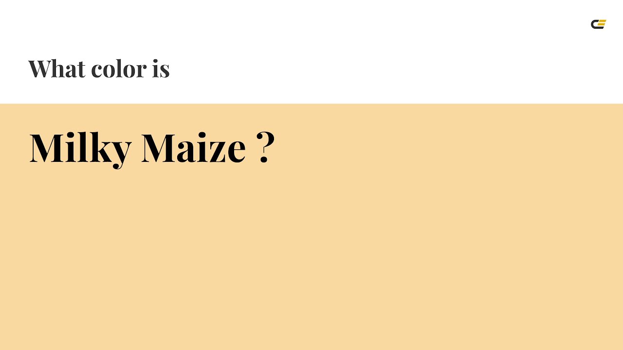 Milky Maize color #f9d9a0 hex Cool Yellow color f9d9a0 - YouTube