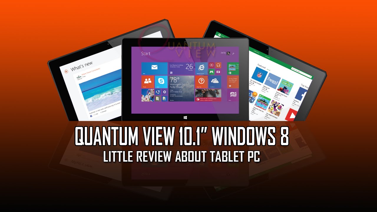 Quantum View 10.1 Windows Tablet Review - YouTube