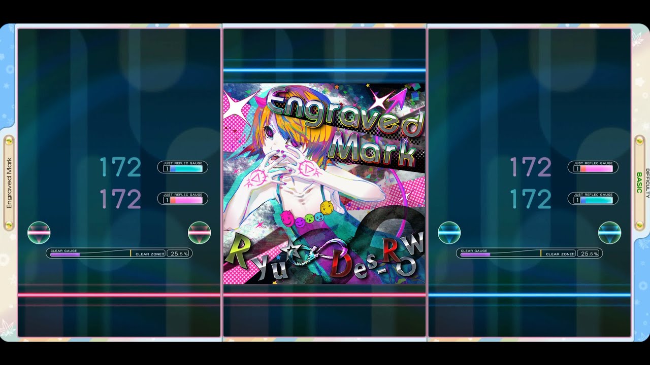 【REFLEC BEAT plus】 Engraved Mark (Basic 4) Full Combo + Double - YouTube