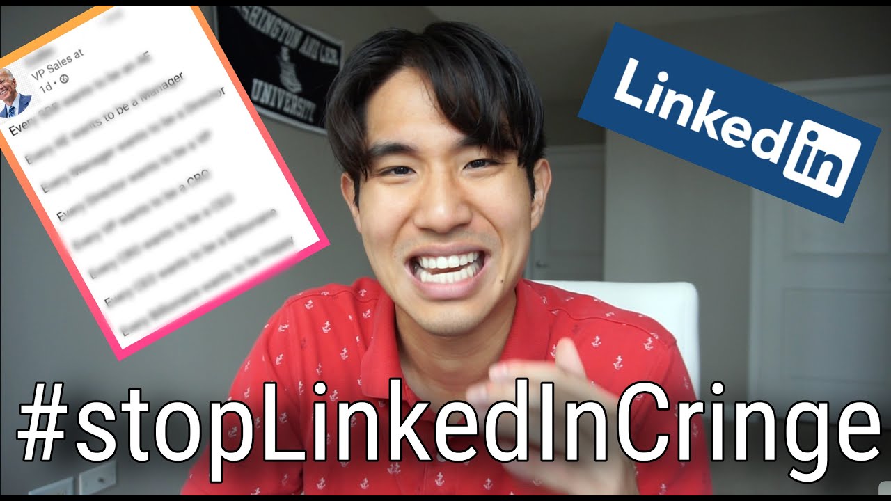 Reacting to Cringey LinkedIn Posts - YouTube