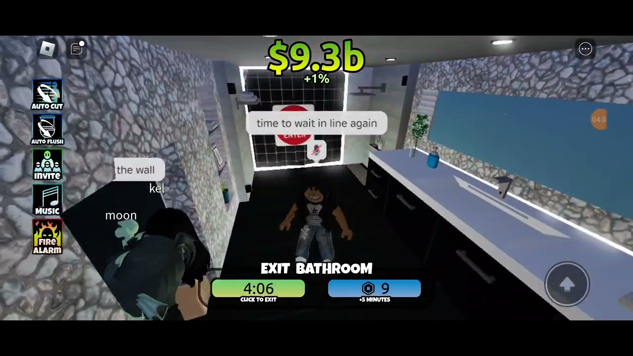 Bathroom line simulator - YouTube