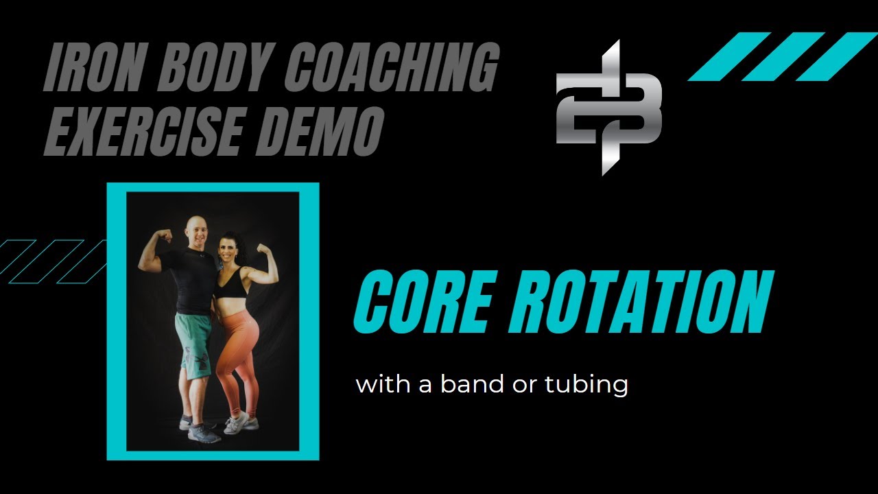 Core Rotation with a Band/Tubing - YouTube
