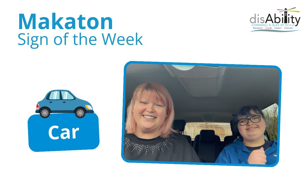 Makaton Sign of the Week | Car - YouTube