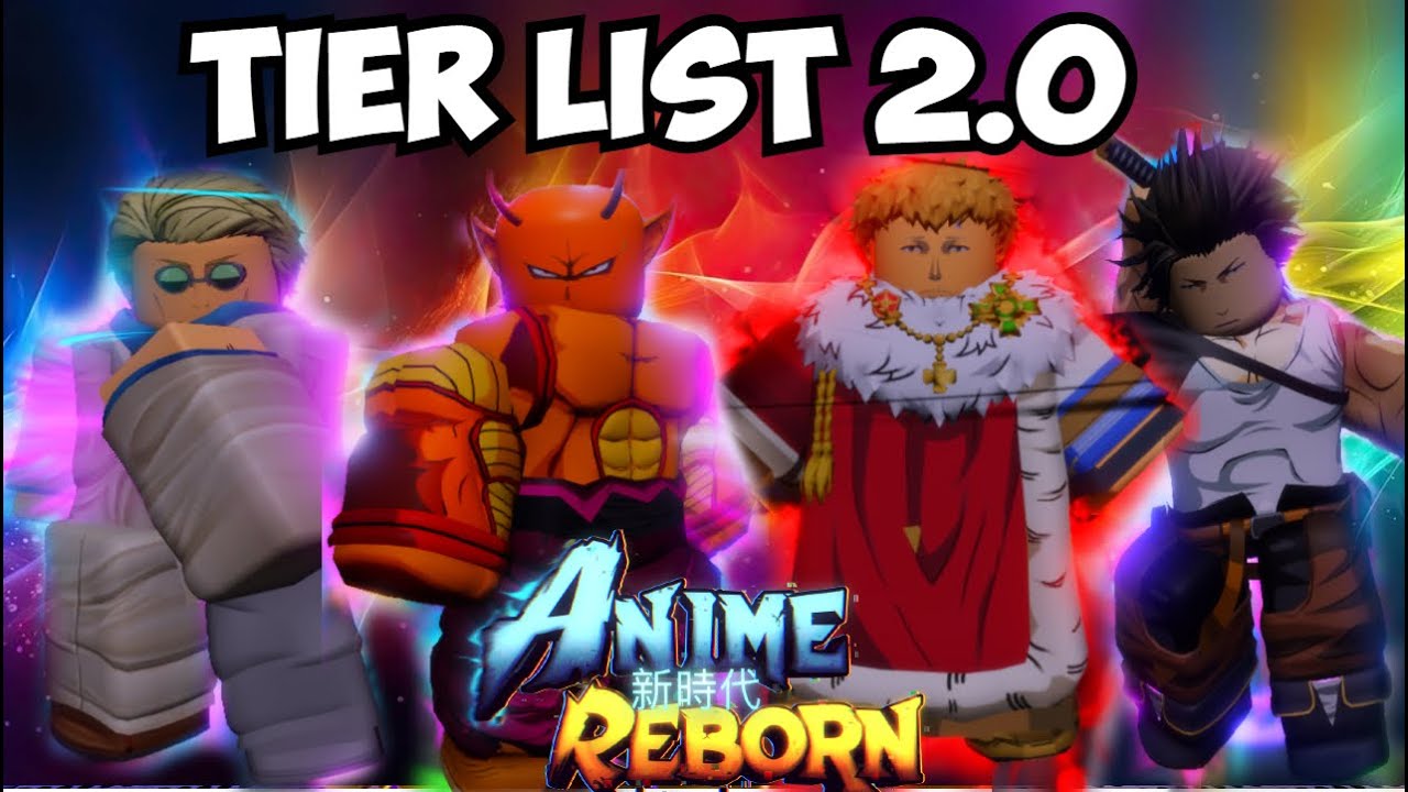 LAS MEJORES UNIDADES DE ANIME REBORN TIER LIST 2.0 #roblox - YouTube