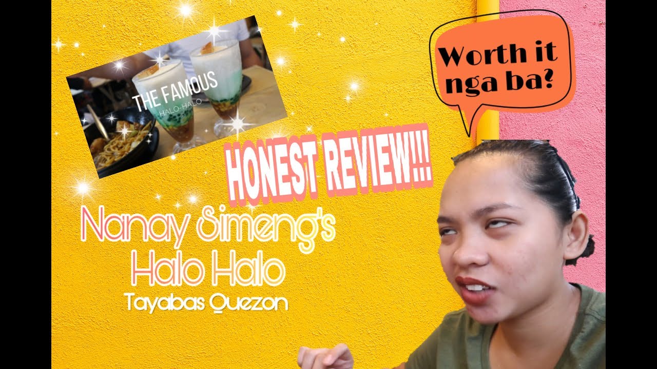THE FAMOUS NANAY SIMENG'S HALO HALO (Honest Review) - YouTube