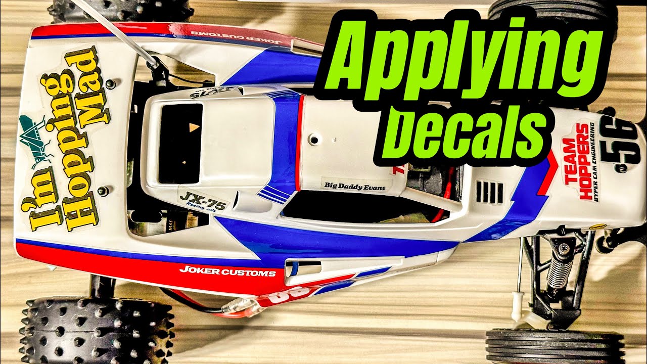 Applying Decals to the Tamiya Grasshopper 2 - YouTube