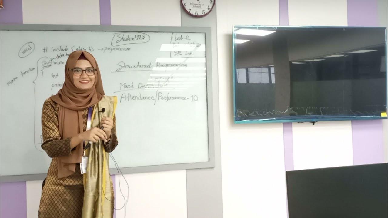Structured Programming Language|Lab-2_Section-A|CSE|Ayesha Siddiqua|University of Scholars - YouTube