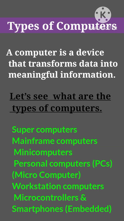 Types Of Computer 🖥️🖥️education Viral Computer Typesofcomputer Type Knowledgeispower Youtube