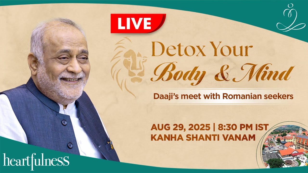 Detox Your Body & Mind | 29 Aug 2025 | 8.30 PM | Daaji's meet with ...