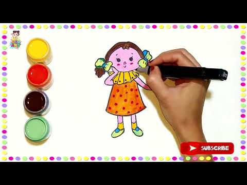 Easy Doll Painting for Kids 🪆 Aged 6-8 | Fun Art Project for Children | DIY Craft Tutorial