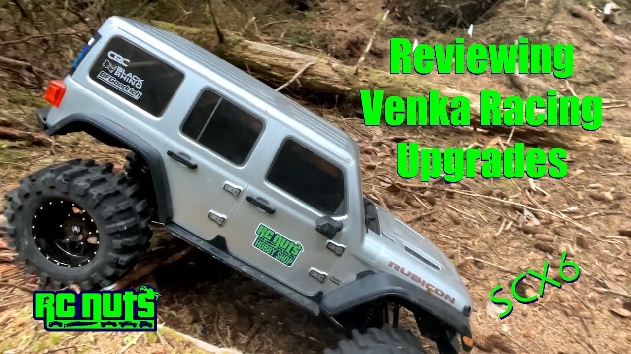 SCX6 with VENKA Racing parts and RC4WD rims and wheels - YouTube