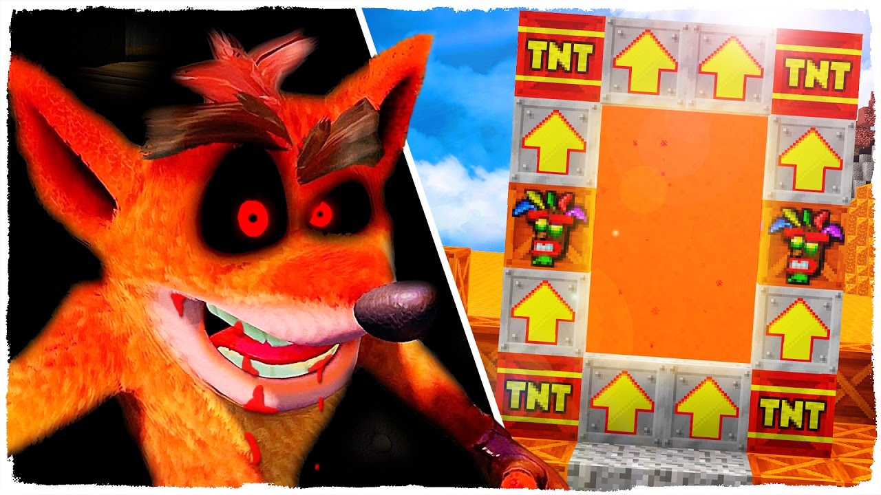 👉 COMO HACER UN PORTAL A LA DIMENSIÓN DE CRASH BANDICOOT.EXE ...