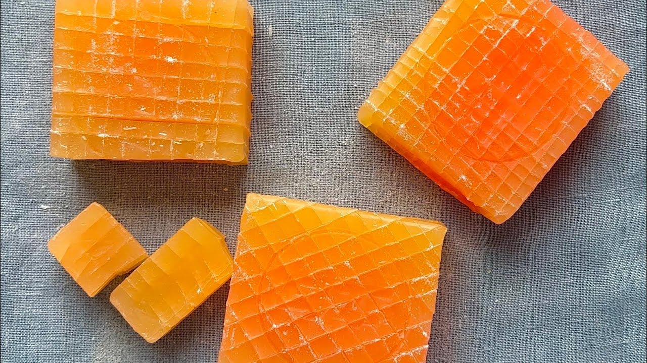 SOAP ASMR Cubed Chinese Laundry Soap Super Crunchy - YouTube