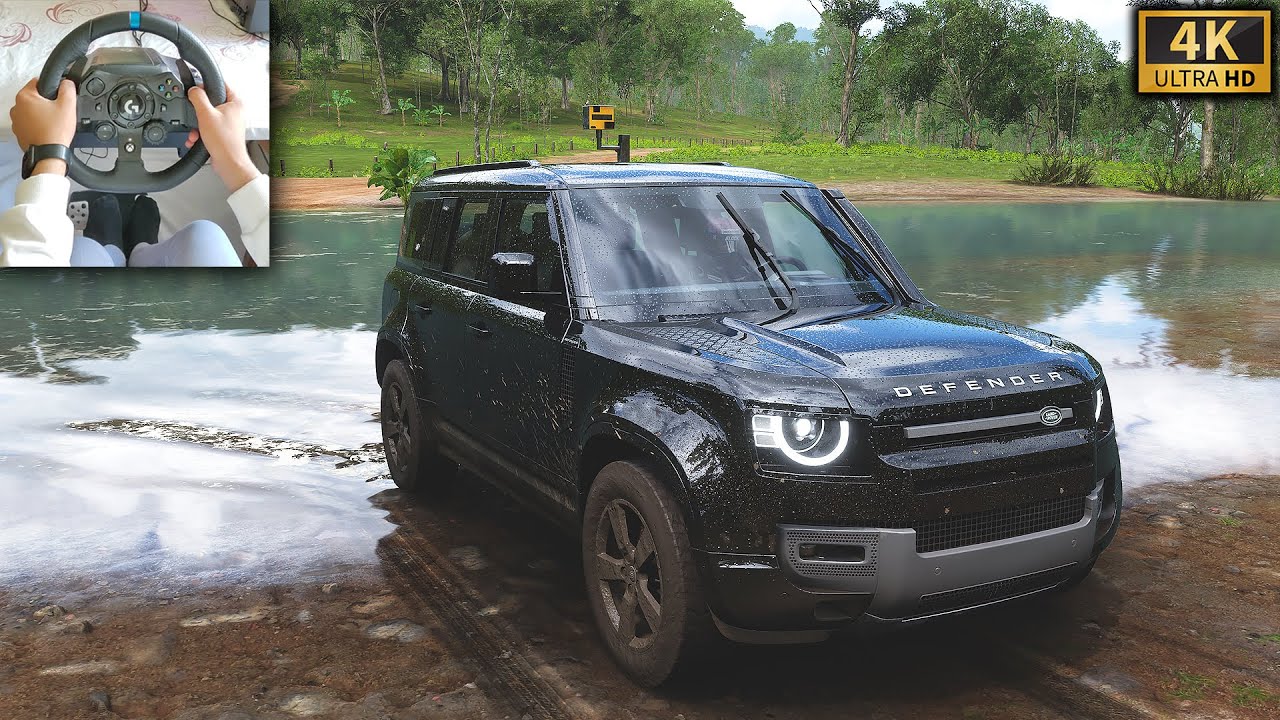 Land Rover Defender 2020 | Offroading | Forza Horizon 5 | Logitech g923 ...