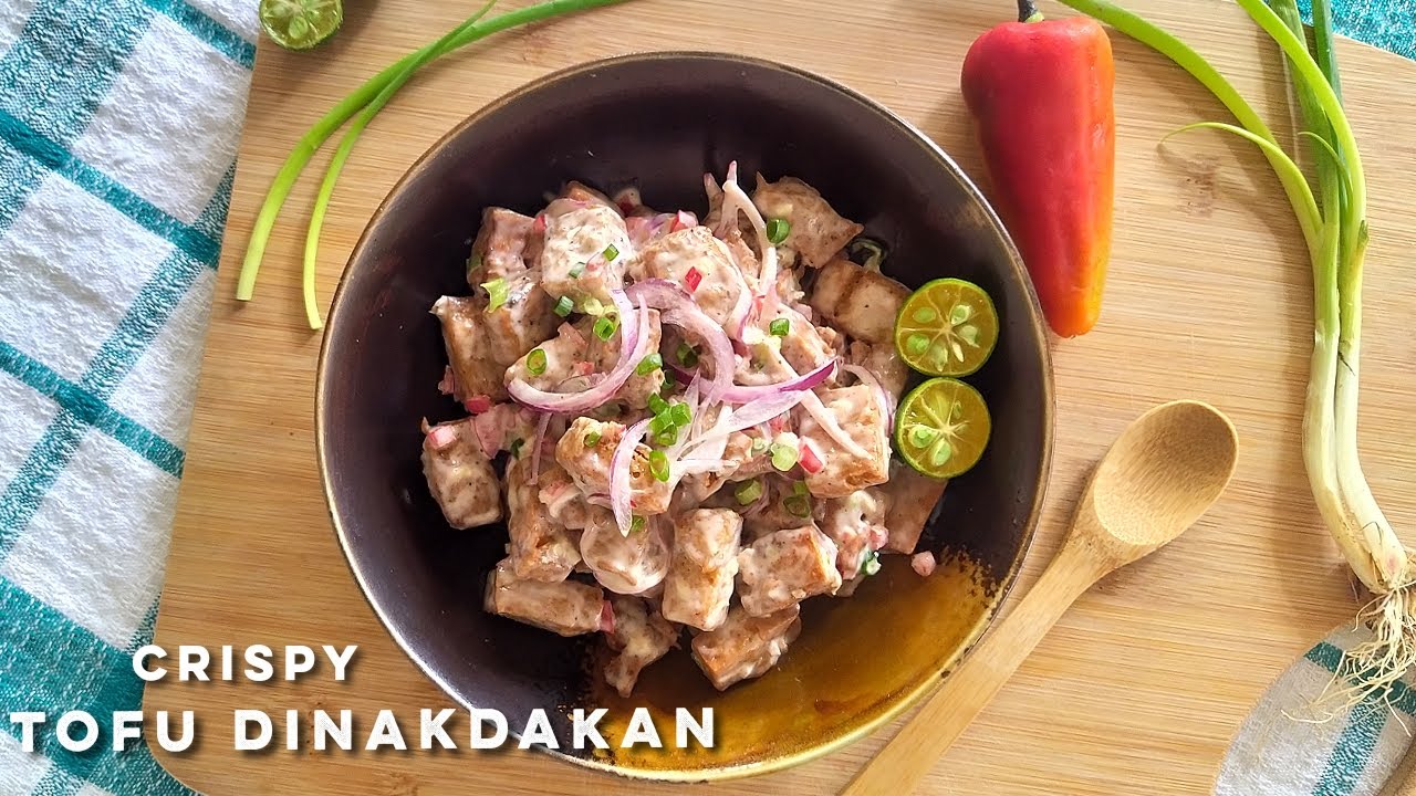 Crispy Tofu Dinakdakan Recipe | Delicious way of cooking Tofu | Tokwa ...