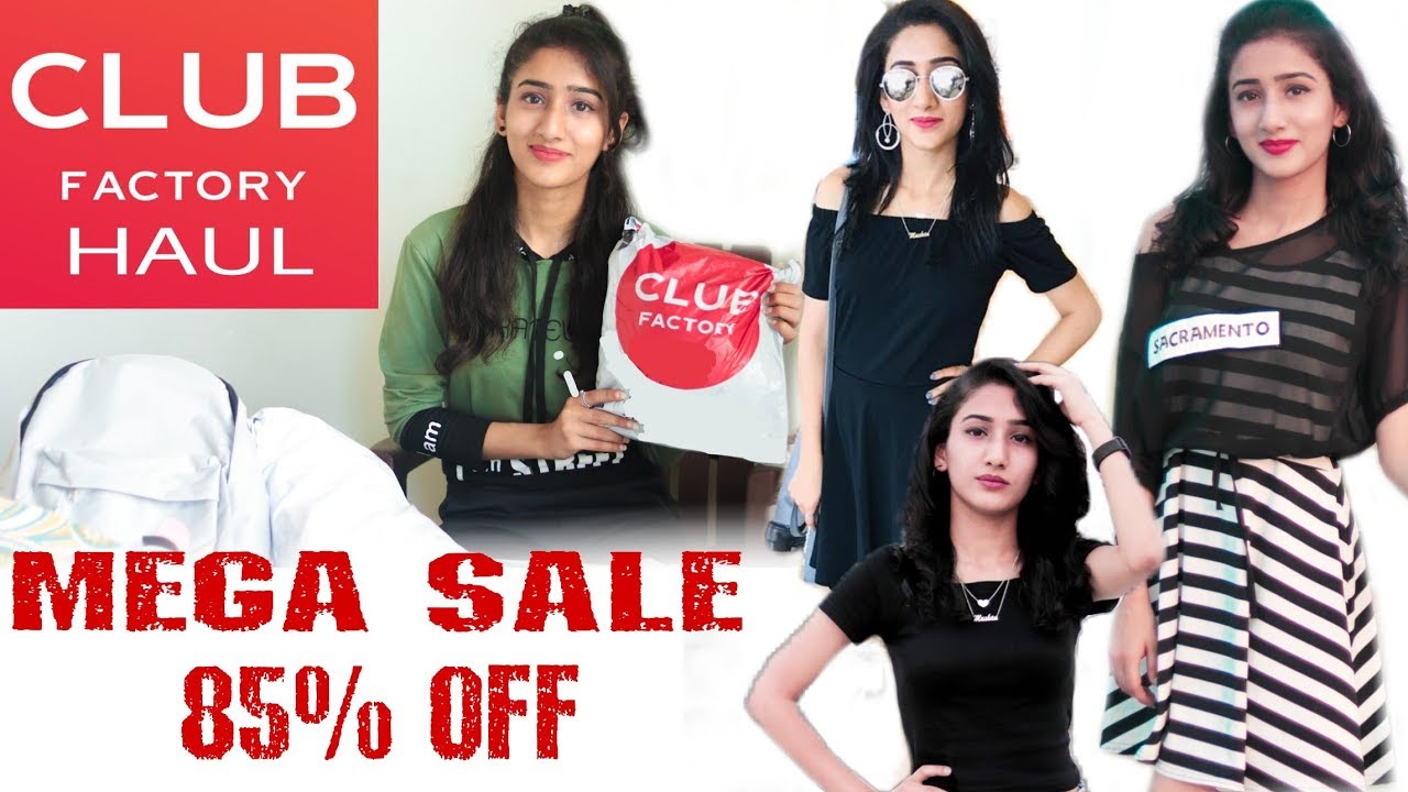 Trending Club Summer Sale | Mega Sale | 85% OFF | CLUB FACTORY HAUL ...