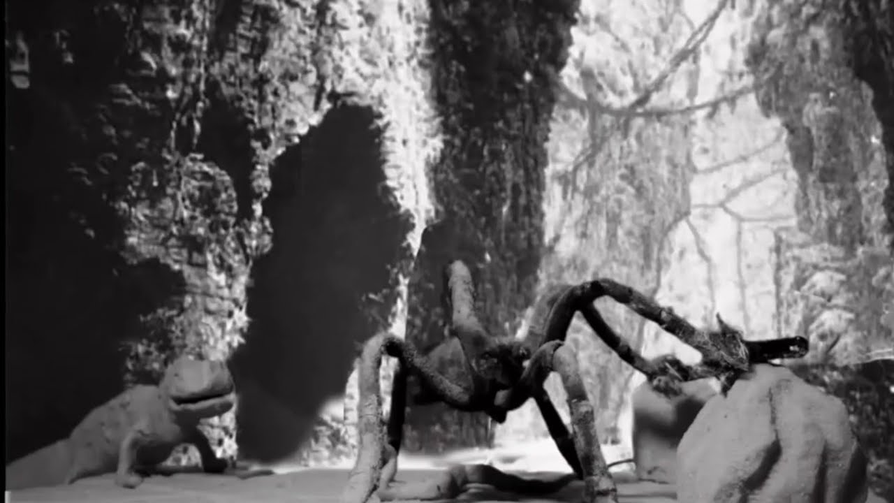 King Kong 1933: The Lost "Spider Pit" Sequence Re-Creation. Stop-Motion ...