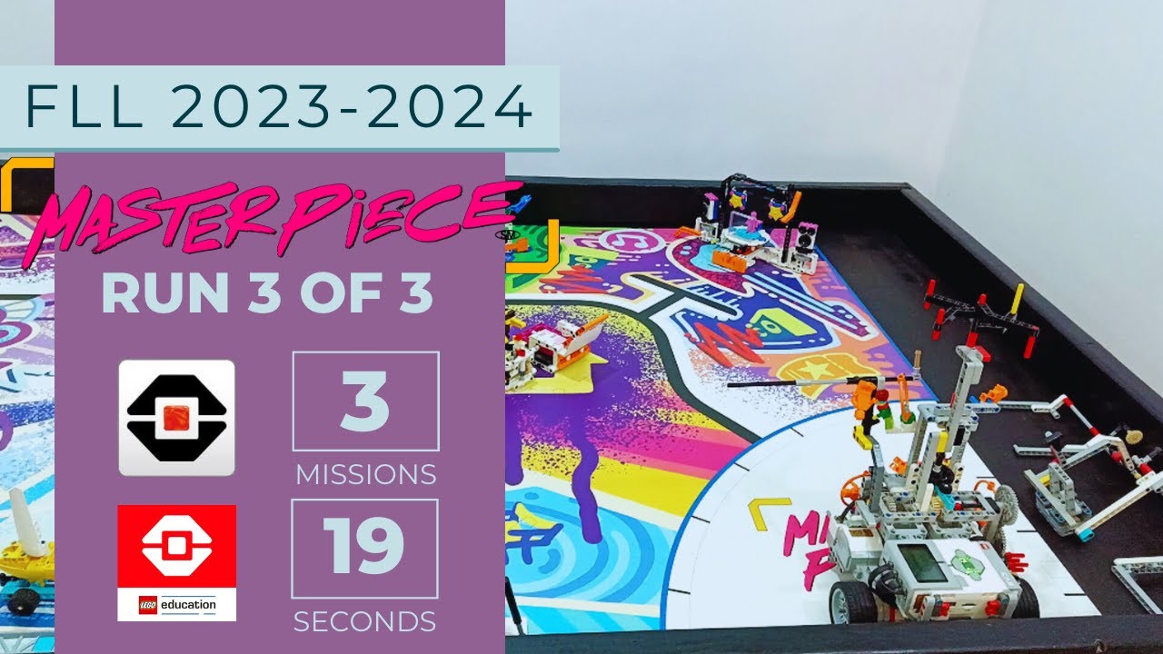 FLL 2023 2024 Masterpiece | Final Run 3 | Ev3 - YouTube