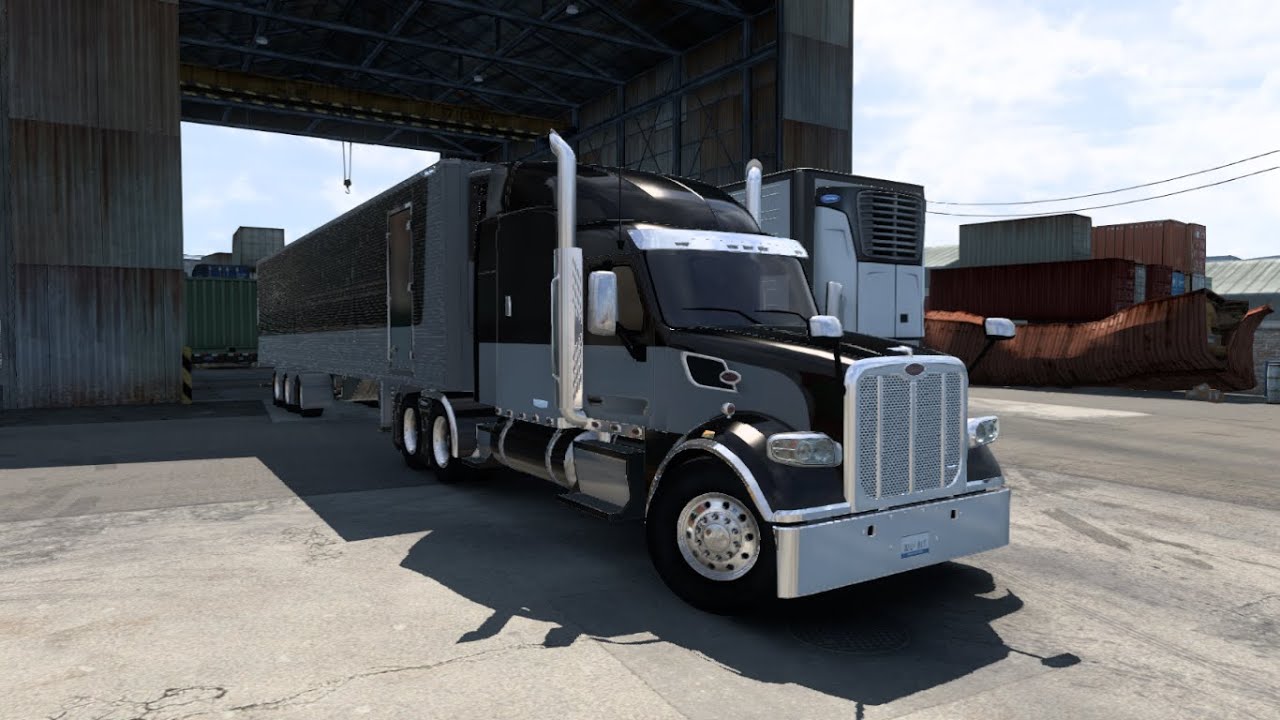 Peterbilt 567 ultra cab Cummins x15 605 ATS 1.49 - YouTube
