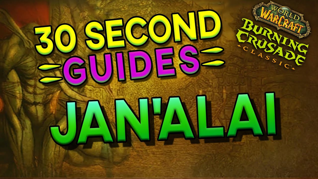 Jan'alai - Zul'Aman - 30 Second Guides - YouTube