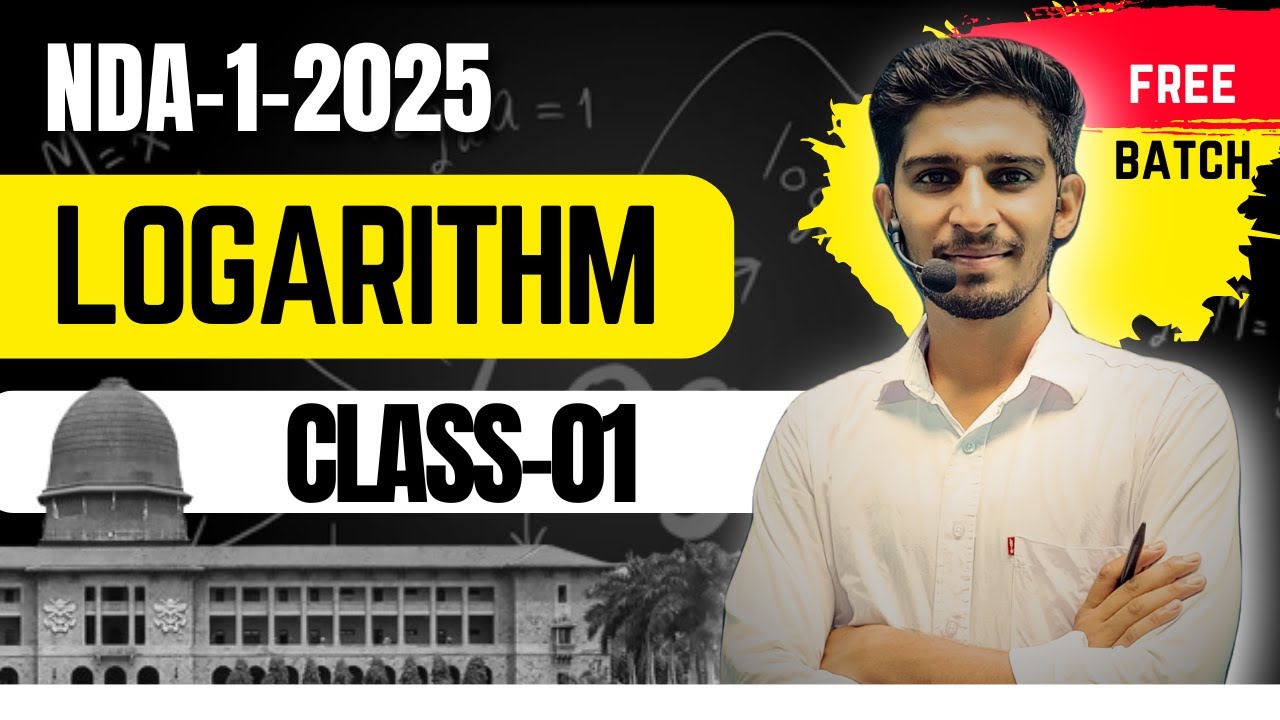 Master Logarithm for NDA-1-2025 in 5 Easy Steps - YouTube