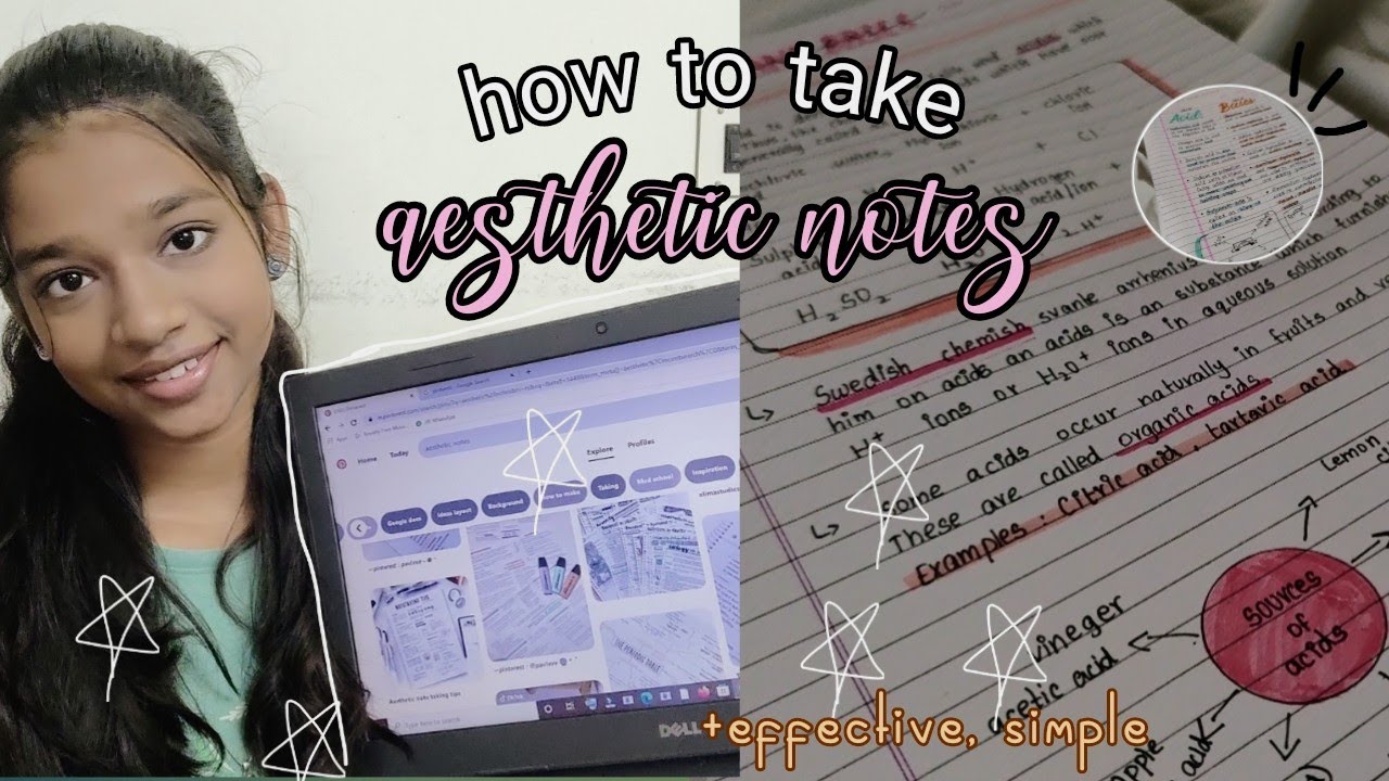 HOW TO TAKE NOTES | Aesthetic,effectively,simple | Priya Tharshini ...
