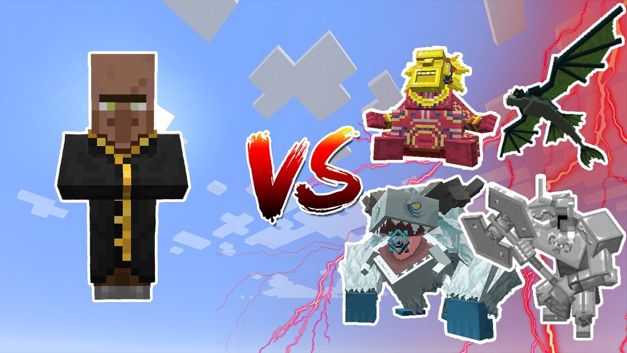 GateKeeper (Blue Skies) VS Mowzie's Mobs - Mob Battles In Minecraft ...