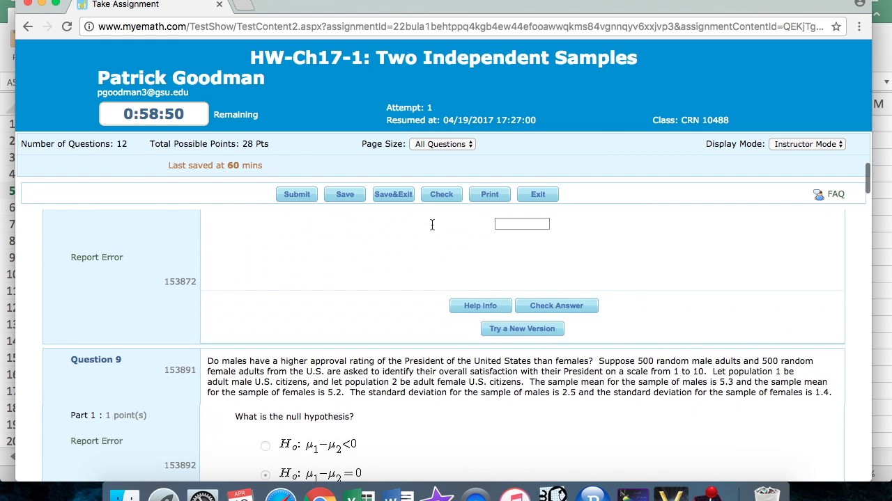 Math 1070: CH17 on eMath - YouTube