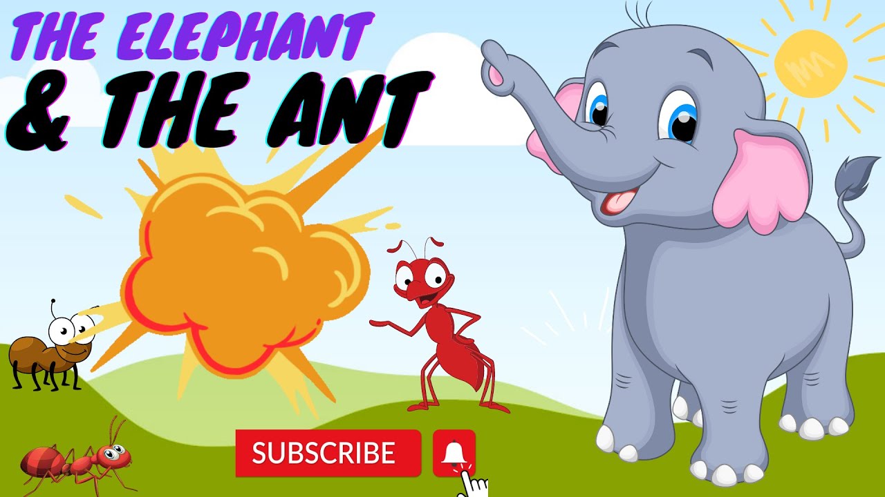 Short Story The Elephant and the Ants Bedtime Story in English by Kak ...