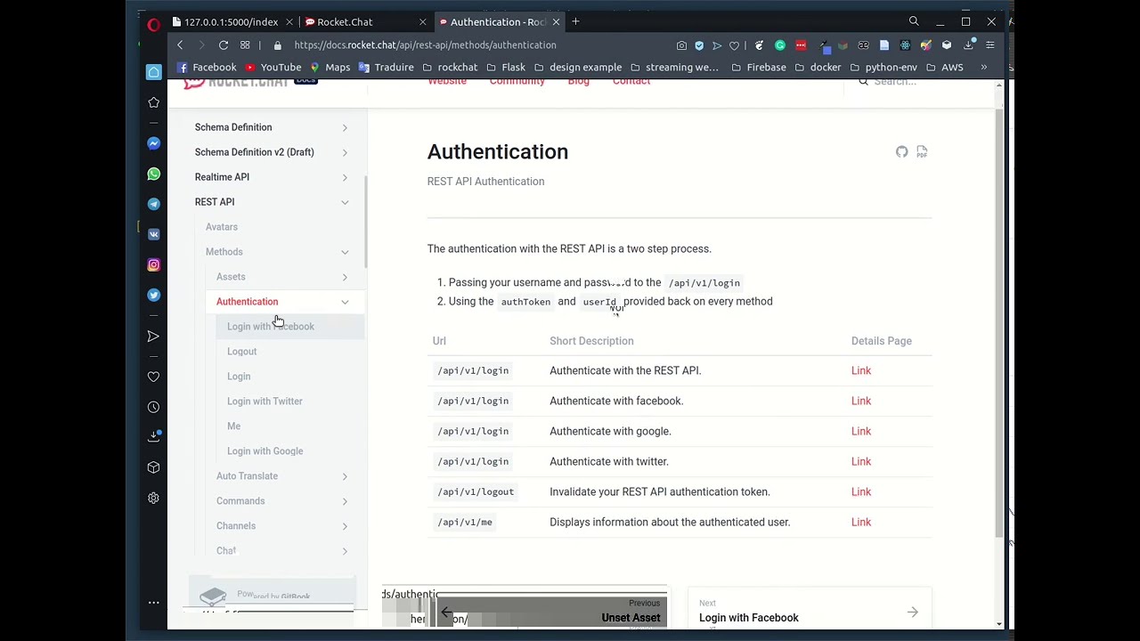 Rocketchat Login Api - YouTube