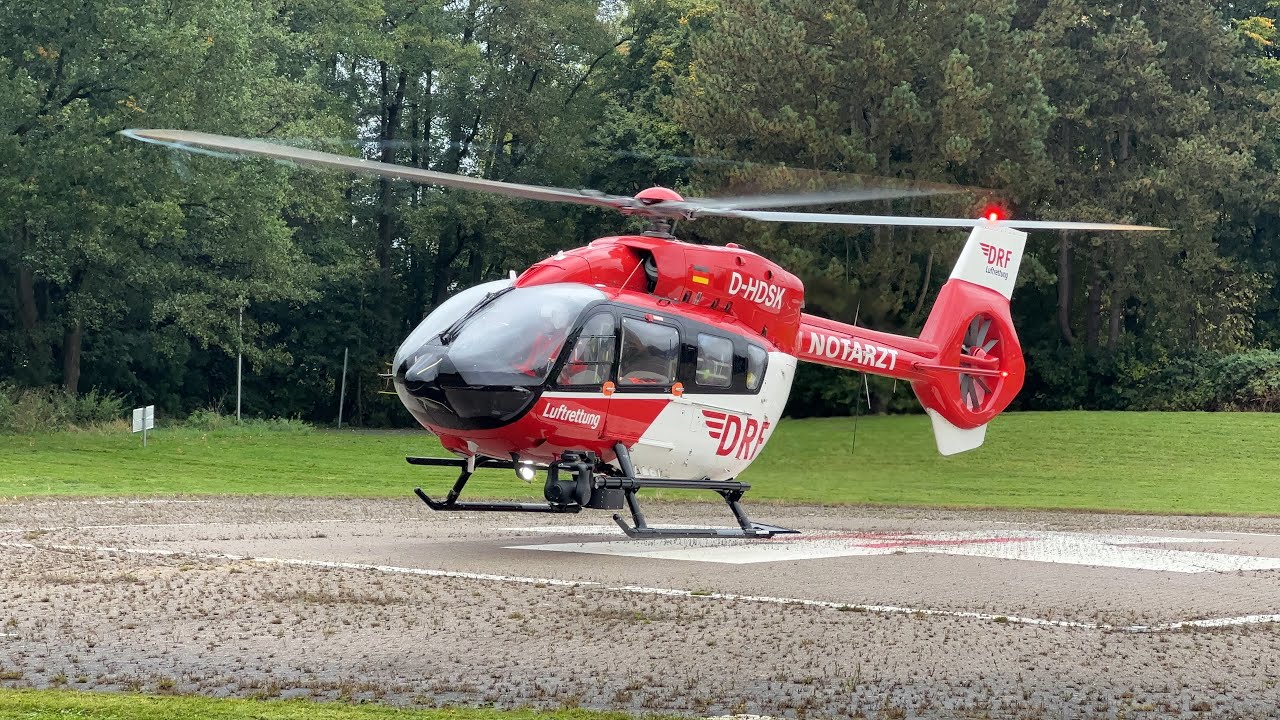 DRF Luftrettung | Start Christoph Weser / 55 | Airbus H145 | D-HDSK ...