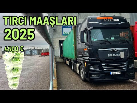 Almanya'da Tır Şoförü Maaşları ! 2025