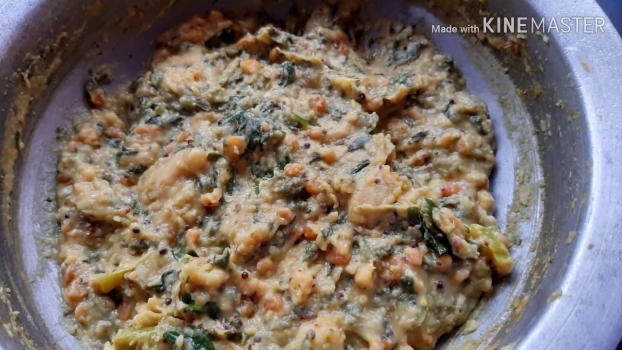 కంద బచ్ఛలి కూర/Andhra special kanda bachhali kura/yam+ basella curry ...