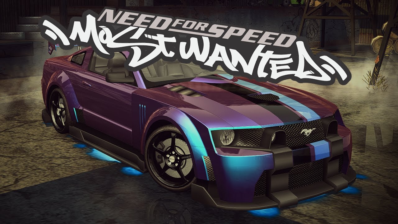 Need for Speed Most Wanted 2005 | Ford Mustang GT - Circuit QHD - YouTube