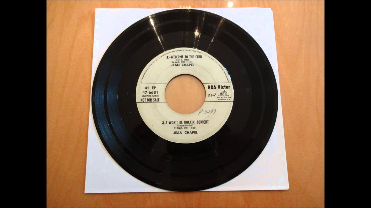 Jean Chapel Welcome To The Club - YouTube