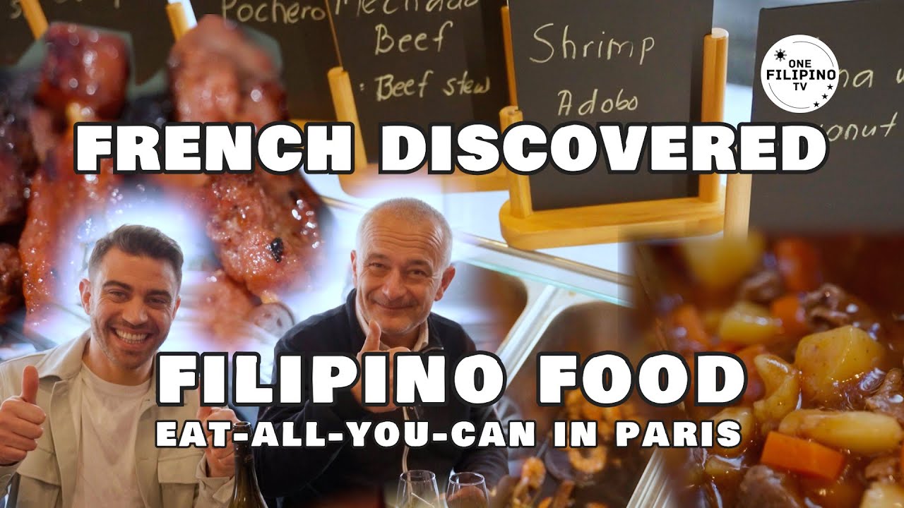 ALL YOU CAN EAT FILIPINO BUFFET IN PARIS FRANCE - YouTube