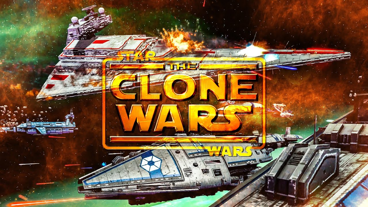 Star Wars the Clone Wars - Massive Epic Space Battle! (Cinematic ...