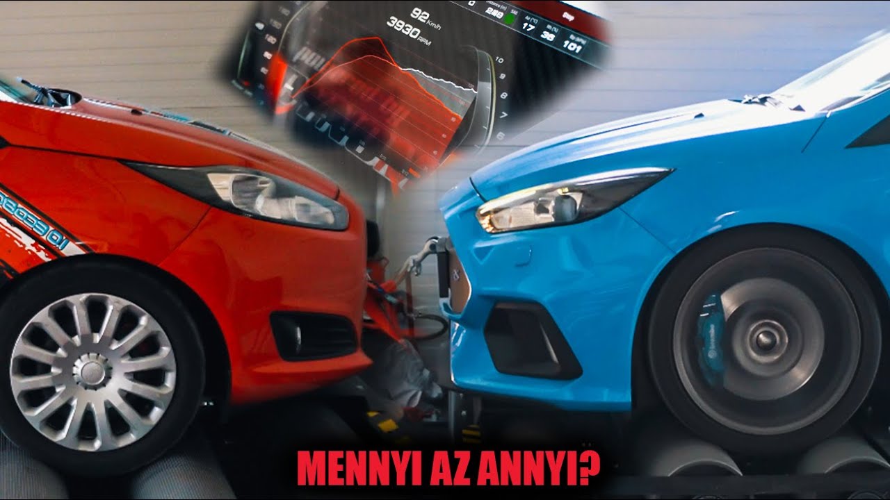 FOCUS RS + FIESTA ST 🚗 Mennyit hoz a REVO chip? 💥 Teljesítménymérés 🚦 ...