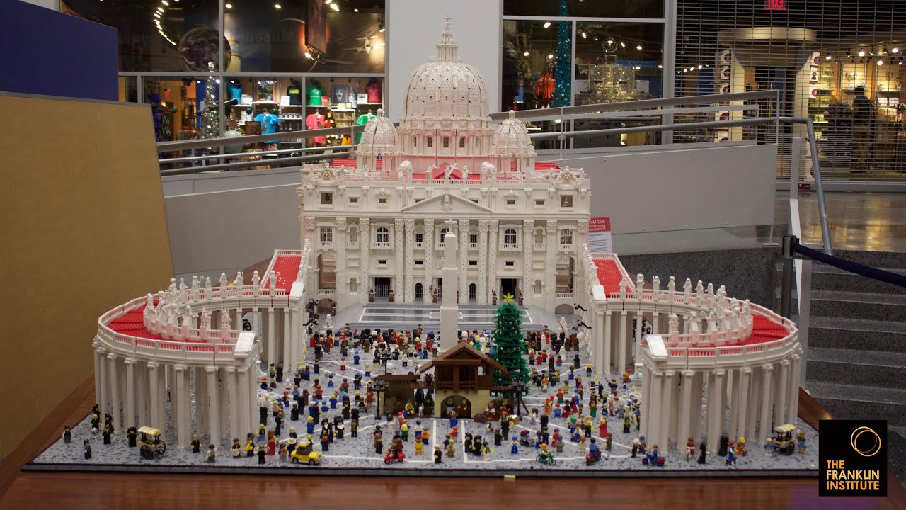 LEGO® Brick Vatican Model at The Franklin Institute gets ready for ...