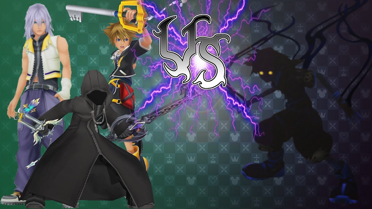 [KH2FM] SORA, RIKU, and HOODED ROXAS vs ANTI-SORA - YouTube