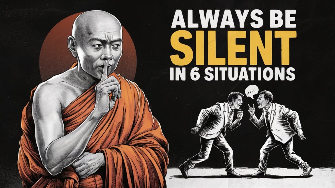 Always Be Silent in SIX Situations- Buddhist Teachings | Power of ...