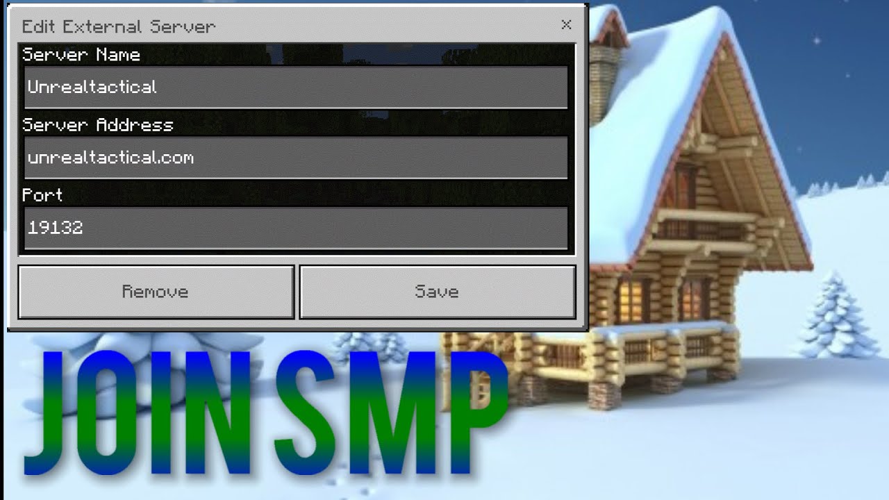 JOIN My Bedrock and java Minecraft SMP Server! - YouTube